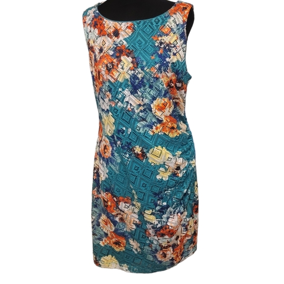 Bisou Bisou | Dresses | Bisou Bisou Michele Bohbot Green And Red Body ...